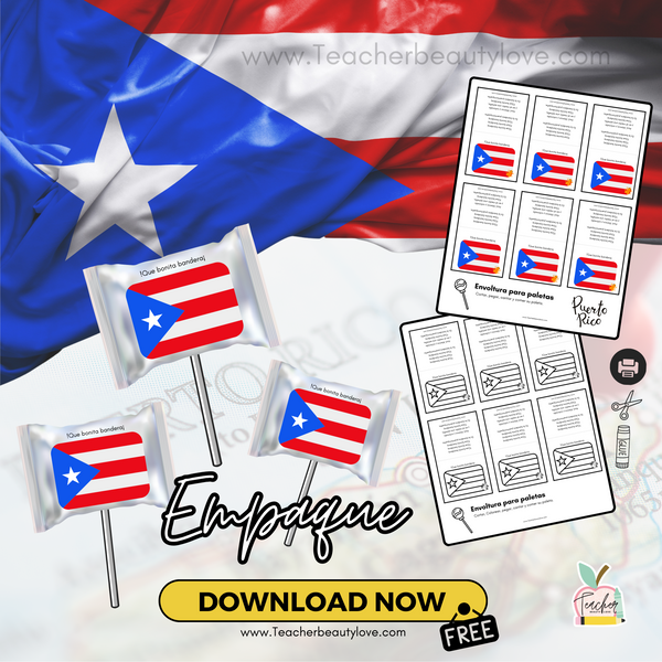 Empaque Bandera – Teacher Beauty Love